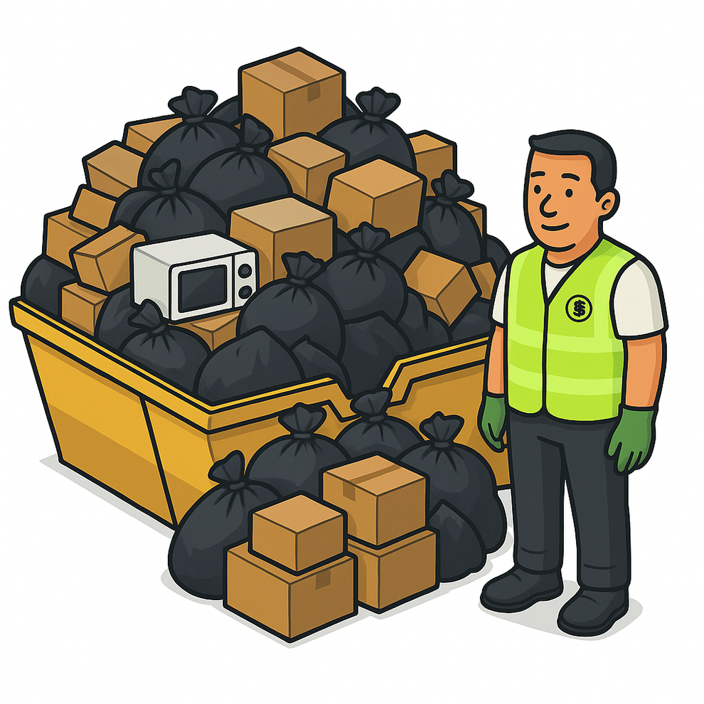 Maxi XL Load - 14 Cubic Yards / 1200kgs – Very Clear - Removal ...